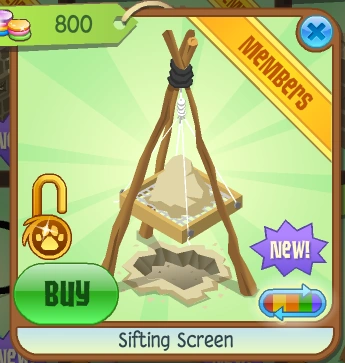 Sifting Screen | Animal Jam Classic Wiki | Fandom