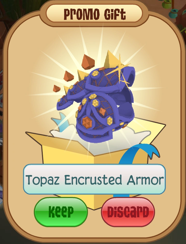 Topaz Encrusted Armor | Animal Jam Classic Wiki | Fandom