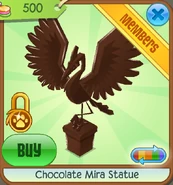 Chocolate Mira Statue | Animal Jam Classic Wiki | Fandom