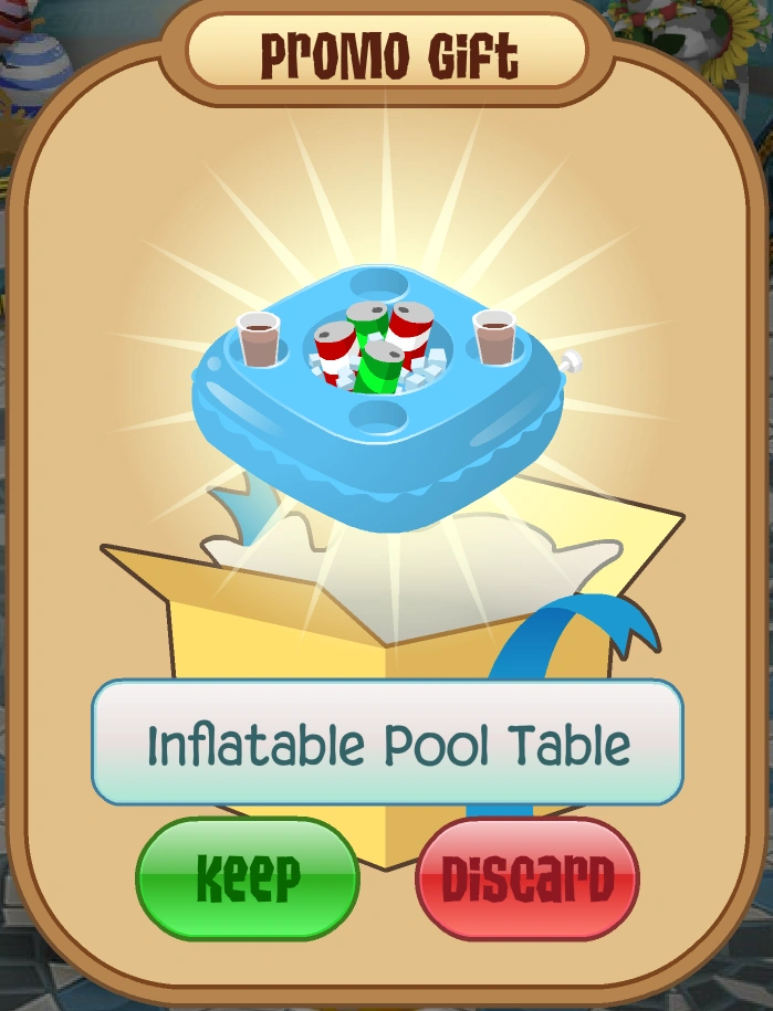 Inflatable Pool Table | Animal Jam Classic Wiki | Fandom
