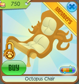 Octopus Chair | Animal Jam Classic Wiki | Fandom