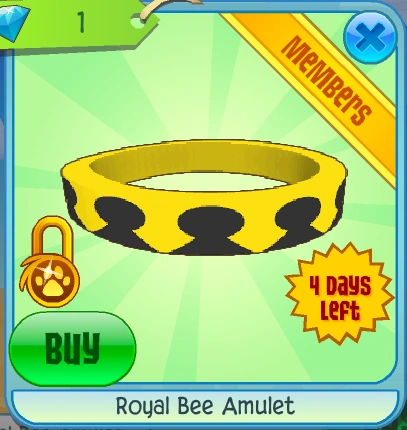 Royal Bee Amulet | Animal Jam Classic Wiki | Fandom