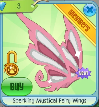 Sparkling Mystical Fairy Wings | Animal Jam Classic Wiki | Fandom