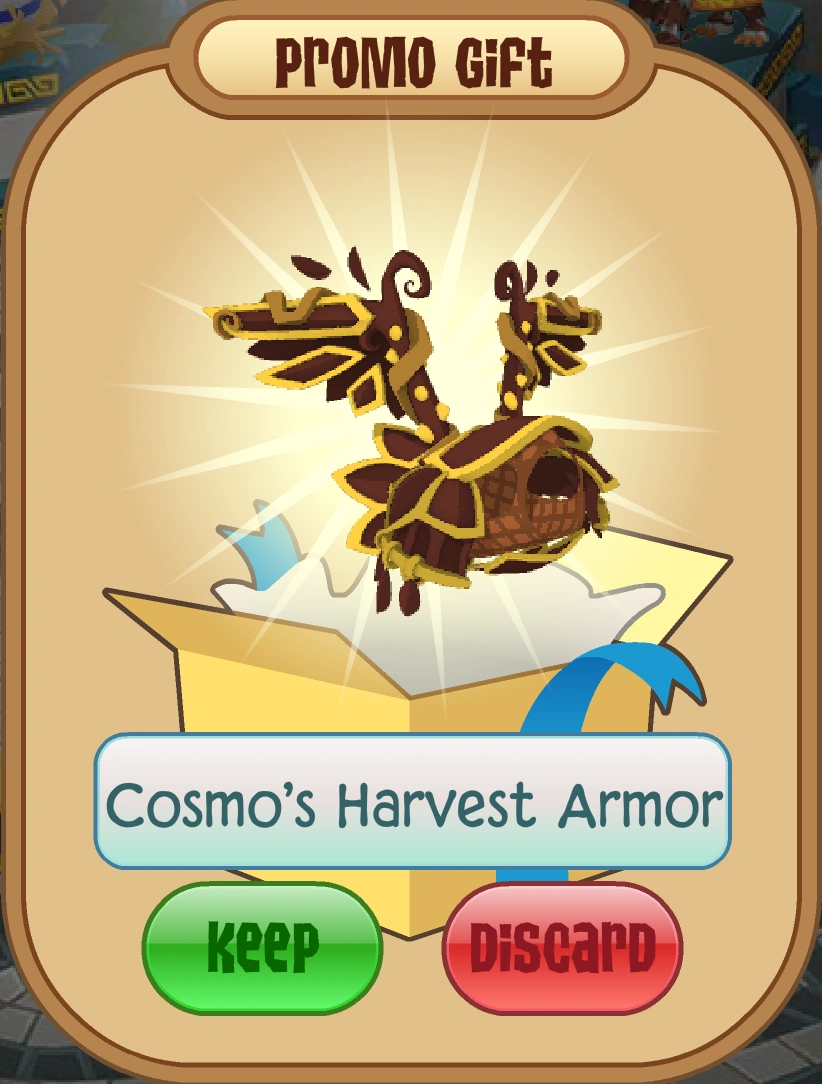 Cosmo's Harvest Armor | Animal Jam Classic Wiki | Fandom