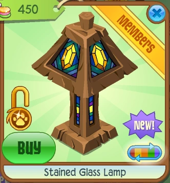 Stained Glass Lamp | Animal Jam Classic Wiki | Fandom