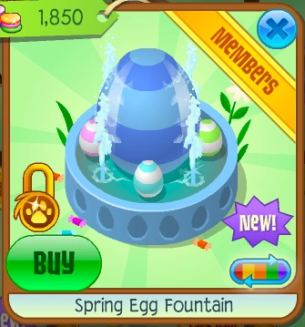 Spring Egg Fountain | Animal Jam Classic Wiki | Fandom