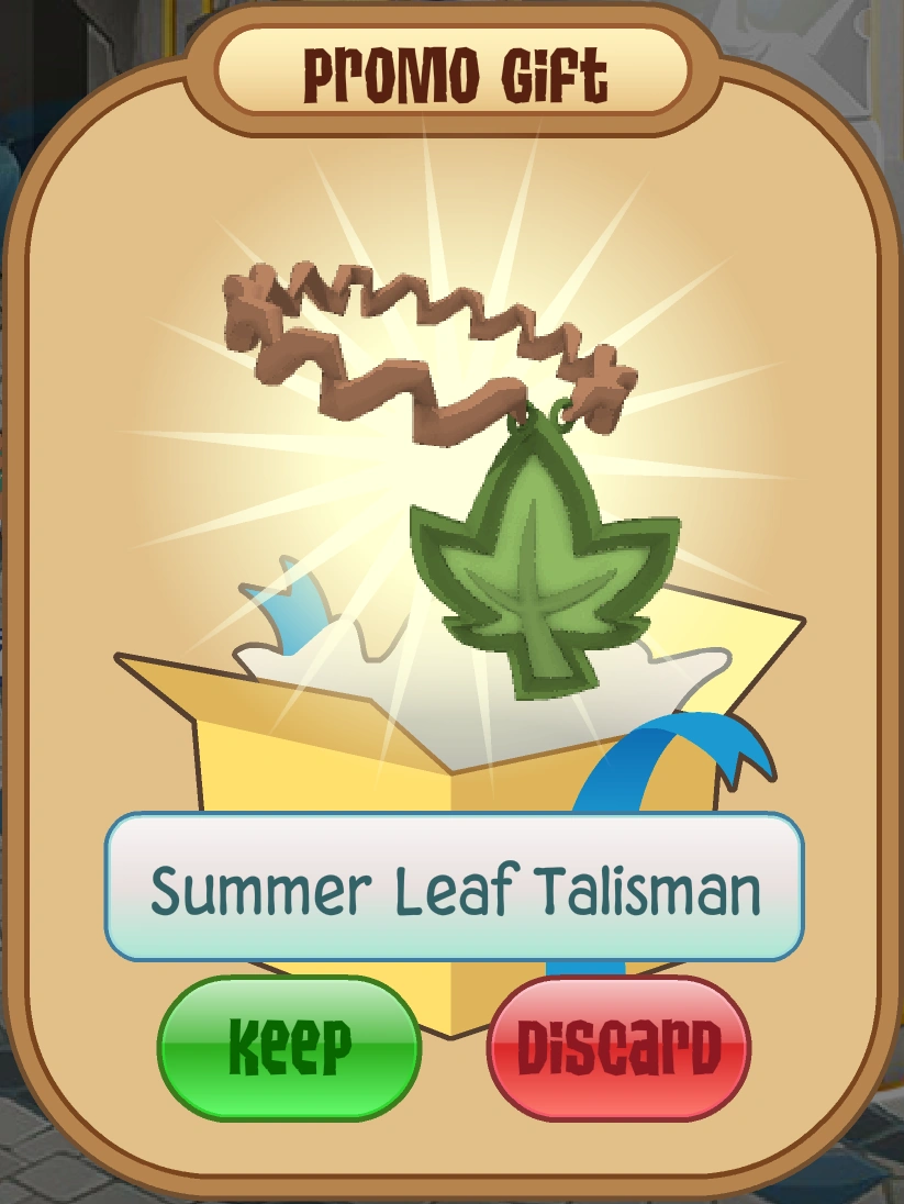 Summer Leaf Talisman | Animal Jam Classic Wiki | Fandom