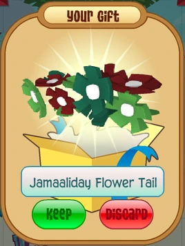 Jamaaliday Flower Tail | Animal Jam Classic Wiki | Fandom