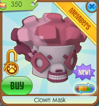 Clown Mask | Animal Jam Classic Wiki | Fandom