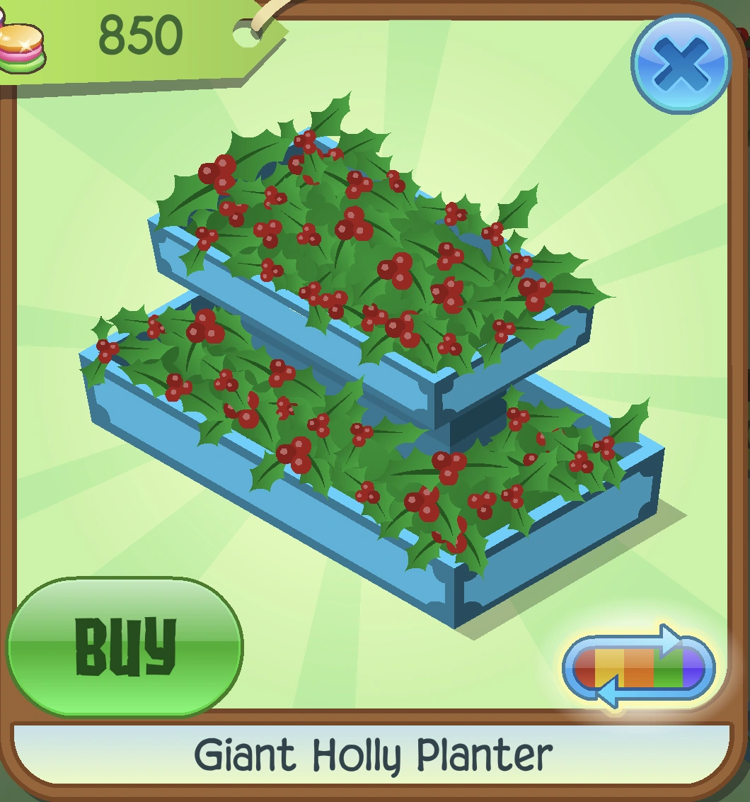 Giant Holly Planter | Animal Jam Classic Wiki | Fandom