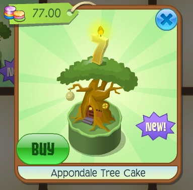Appondale Tree Cake | Animal Jam Classic Wiki | Fandom