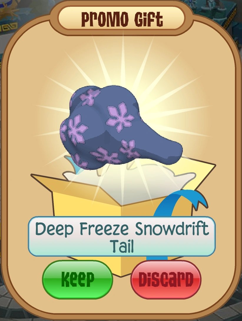 Deep Freeze Snowdrift Tail | Animal Jam Classic Wiki | Fandom