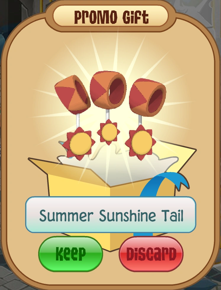 Summer Sunshine Tail | Animal Jam Classic Wiki | Fandom