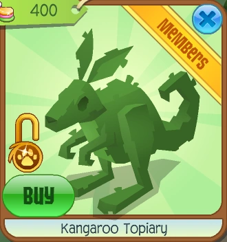 Kangaroo Topiary | Animal Jam Classic Wiki | Fandom