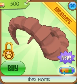 Ibex Horns | Animal Jam Classic Wiki | Fandom