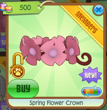 Spring Flower Crown | Animal Jam Classic Wiki | Fandom