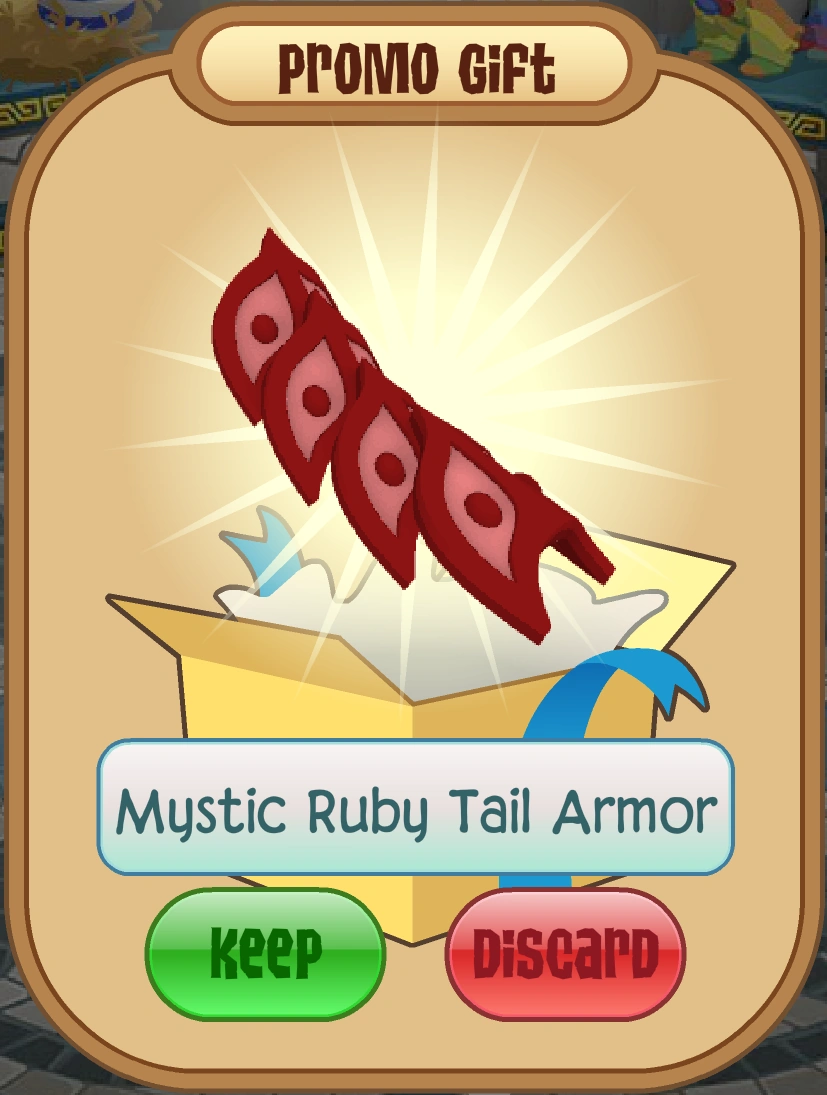 Mystic Ruby Tail Armor | Animal Jam Classic Wiki | Fandom