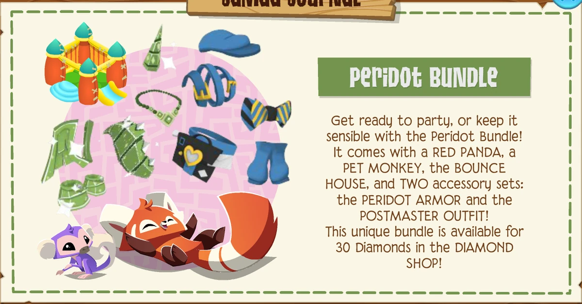 Peridot Bundle | Animal Jam Classic Wiki | Fandom