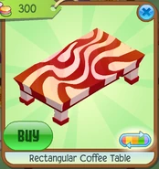 Rectangular Coffee Table | Animal Jam Classic Wiki | Fandom