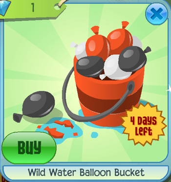 Wild Water Balloon Bucket | Animal Jam Classic Wiki | Fandom