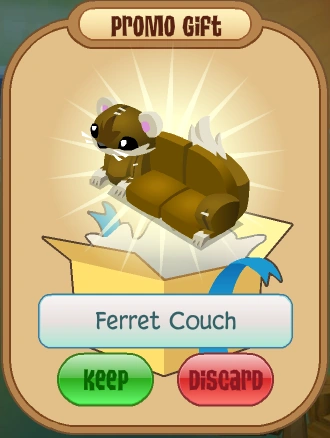 Ferret Couch | Animal Jam Classic Wiki | Fandom