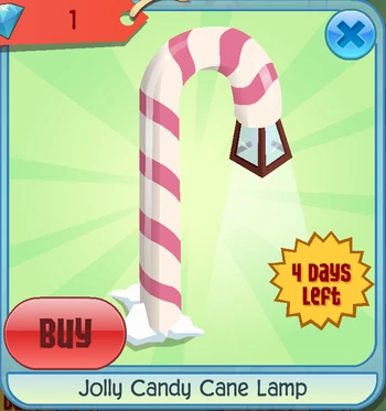 Jolly Candy Cane Lamp | Animal Jam Classic Wiki | Fandom
