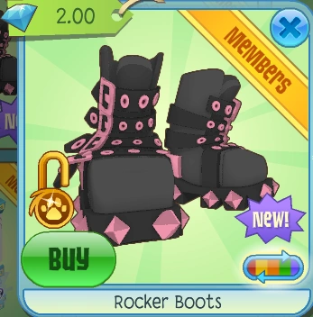 Rocker Boots | Animal Jam Classic Wiki | Fandom
