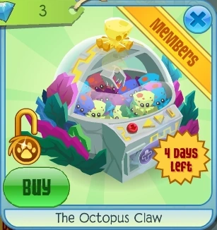 The Octopus Claw | Animal Jam Classic Wiki | Fandom