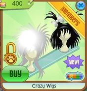 Crazy Wigs | Animal Jam Classic Wiki | Fandom