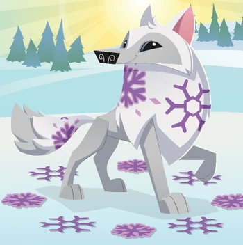Snowflake Arctic Wolf | Animal Jam Classic Wiki | Fandom