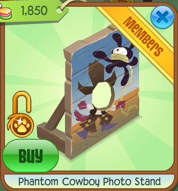 Phantom Cowboy Photo Stand | Animal Jam Classic Wiki | Fandom