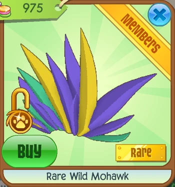 Rare Wild Mohawk | Animal Jam Classic Wiki | Fandom