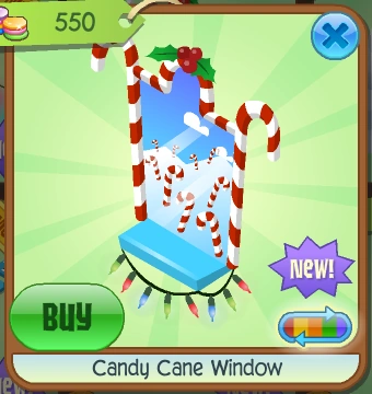 Candy Cane Window | Animal Jam Classic Wiki | Fandom