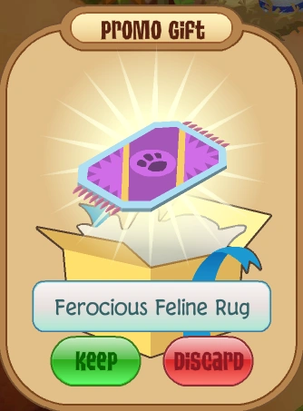 Ferocious Feline Rug | Animal Jam Classic Wiki | Fandom