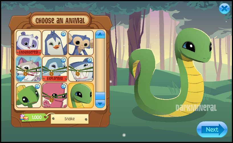 User blog:DarkMineral/Animal Jam Unreleased Snake | Animal Jam Classic ...