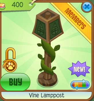 Vine Lamppost | Animal Jam Classic Wiki | Fandom