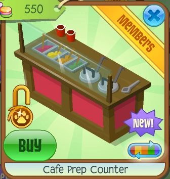Cafe Prep Counter | Animal Jam Classic Wiki | Fandom