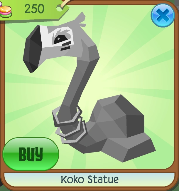 Koko Statue | Animal Jam Classic Wiki | Fandom