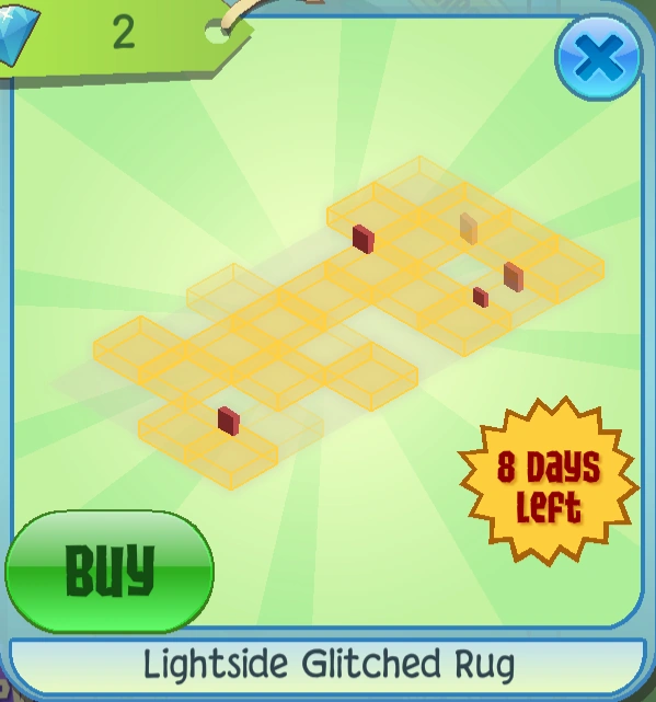 Lightside Glitched Rug | Animal Jam Classic Wiki | Fandom