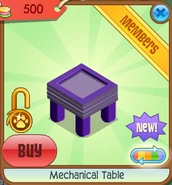Mechanical Table | Animal Jam Classic Wiki | Fandom