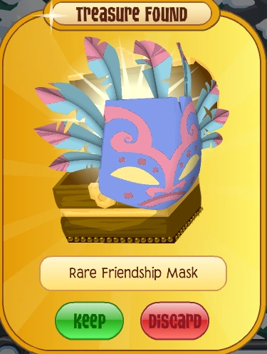 Rare Friendship Mask | Animal Jam Classic Wiki | Fandom