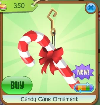 Candy Cane Ornament | Animal Jam Classic Wiki | Fandom