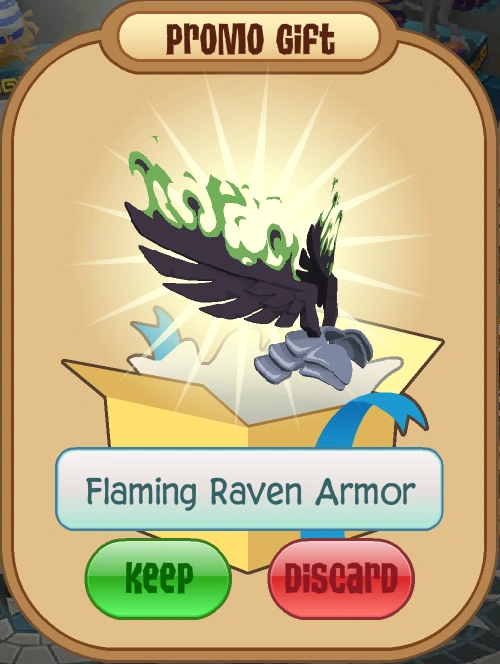 Flaming Raven Armor | Animal Jam Classic Wiki | Fandom