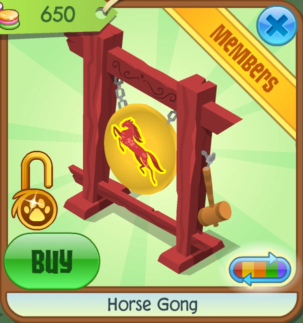 Horse Gong | Animal Jam Classic Wiki | Fandom