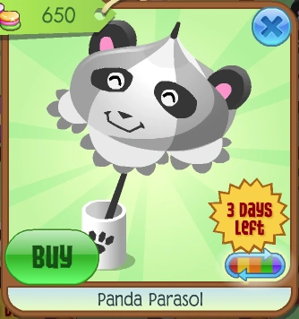 Panda Parasol | Animal Jam Classic Wiki | Fandom