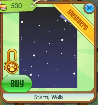 Starry Walls | Animal Jam Classic Wiki | Fandom