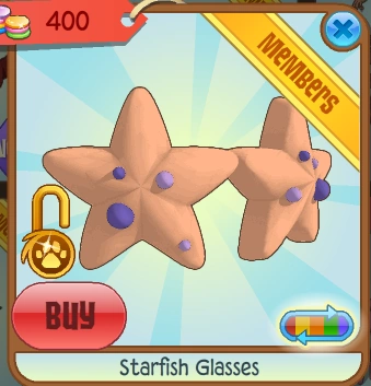 Starfish Glasses | Animal Jam Classic Wiki | Fandom