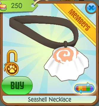 Seashell Necklace | Animal Jam Classic Wiki | Fandom