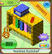 Pixelated Bookshelf | Animal Jam Classic Wiki | Fandom
