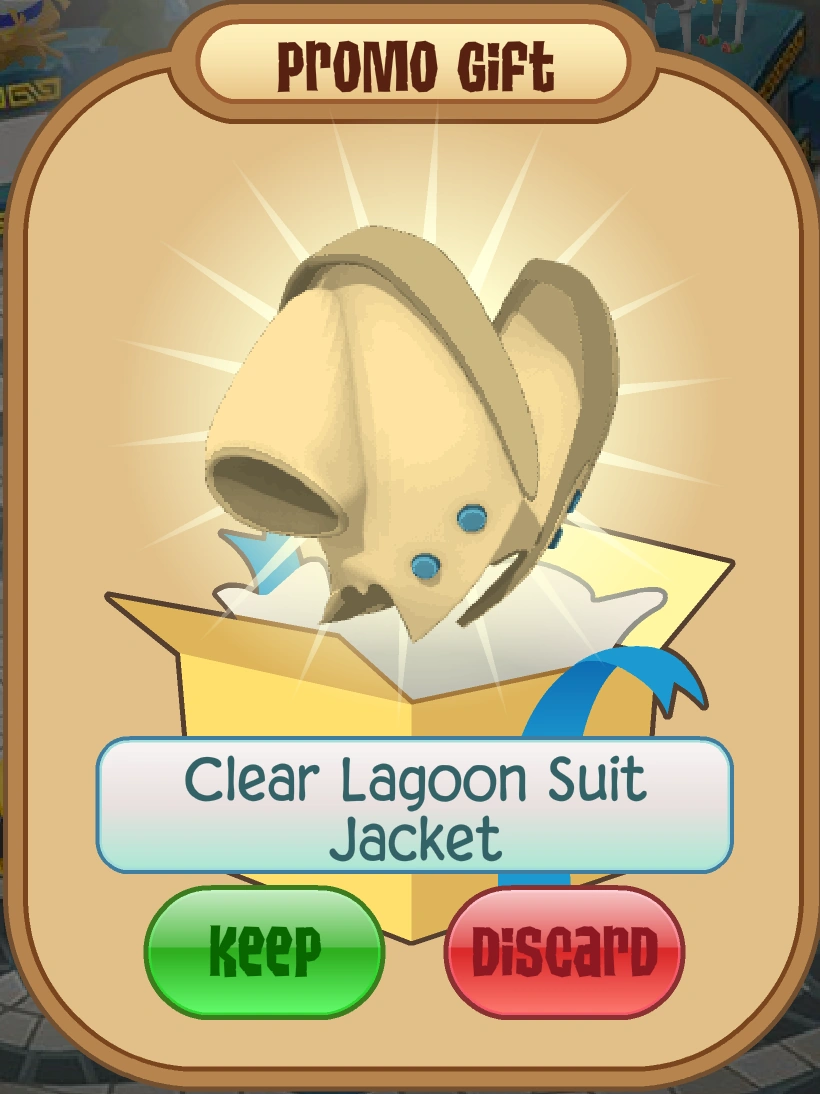 Clear Lagoon Suit Jacket | Animal Jam Classic Wiki | Fandom